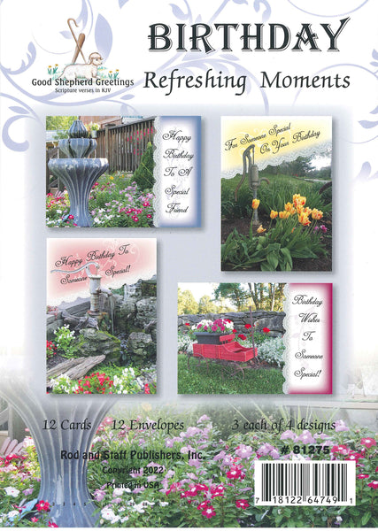 BOXED CARD - BIRTHDAY - REFRESHING MOMENTS, Believer`s Bookshelf Canada ...